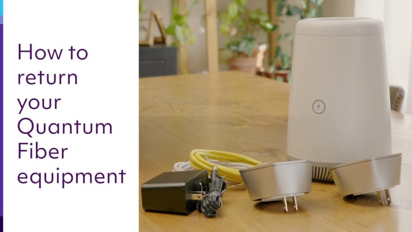 How to return your Quantum Fiber equipment | Quantum Fiber
